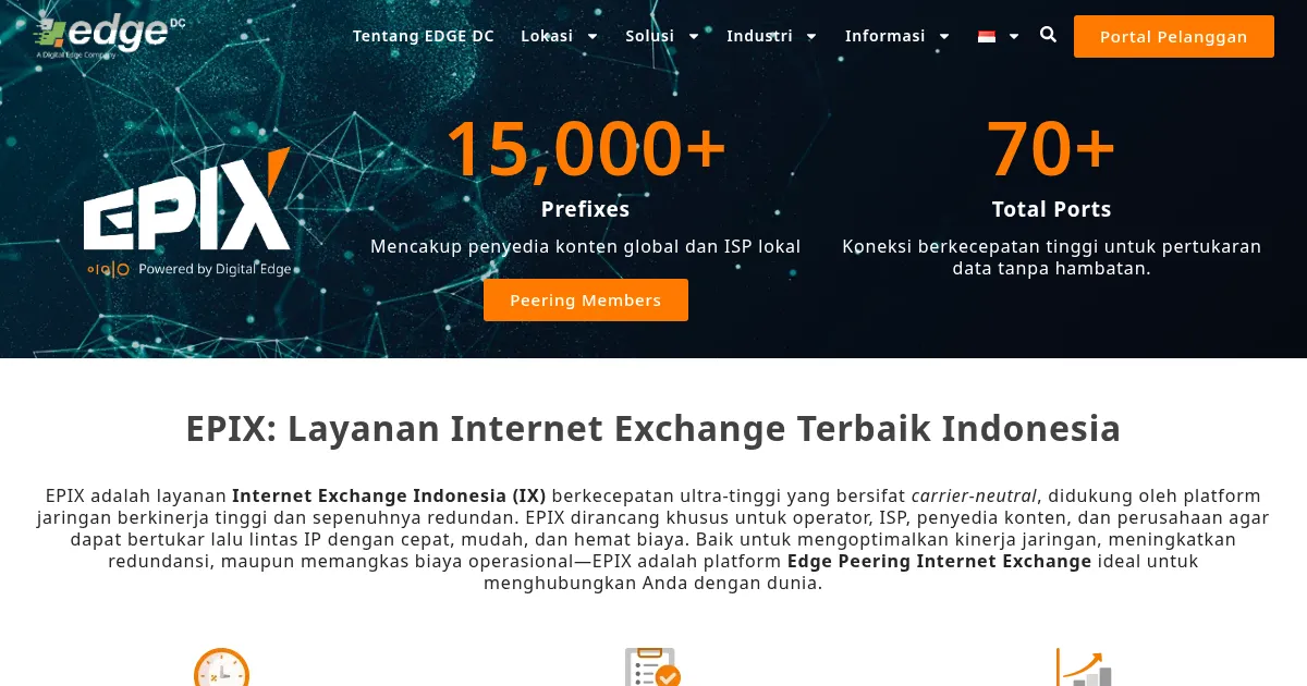 EPIX: Internet Exchange Terbaik di Indonesia - Digital Edge Indonesia
