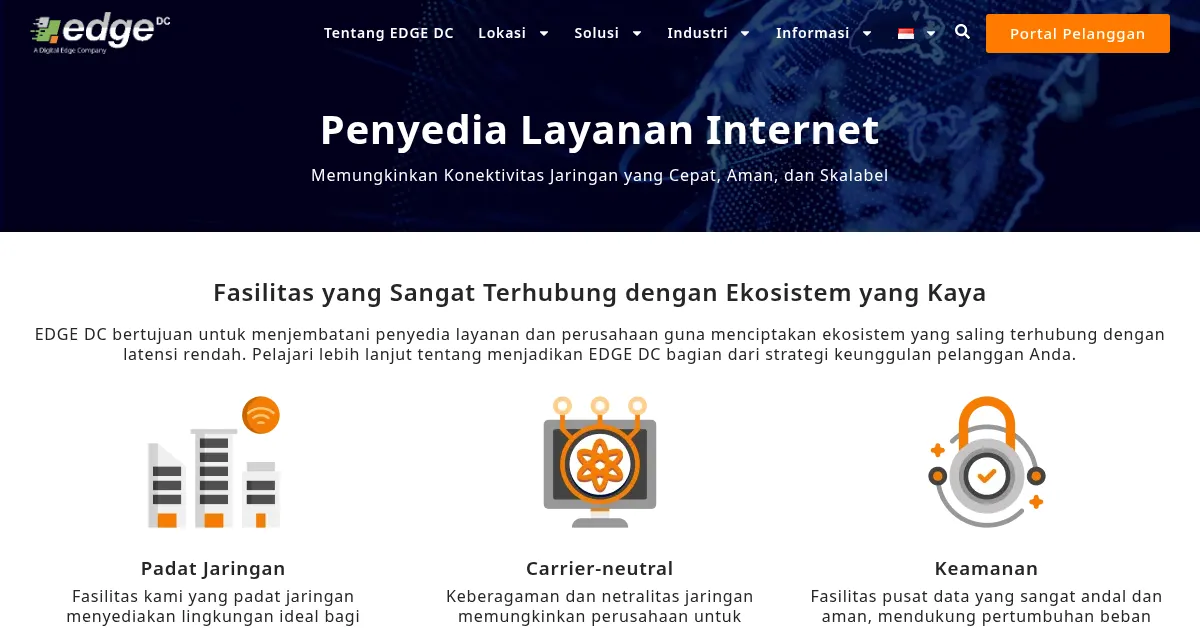 Penyedia Layanan Internet - Digital Edge Indonesia